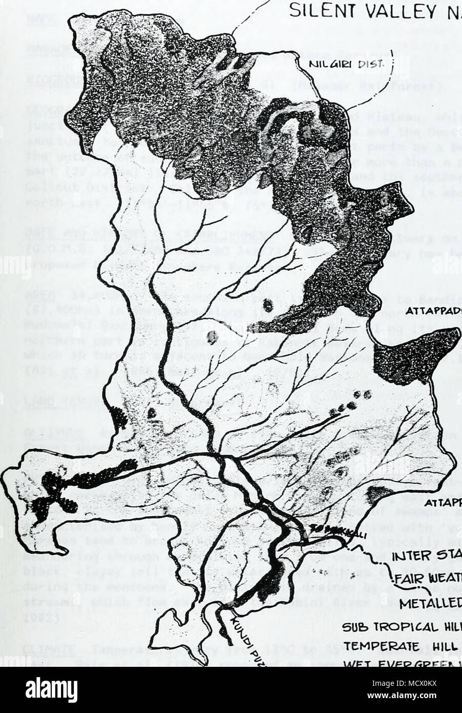 Silent Valley National Park Map