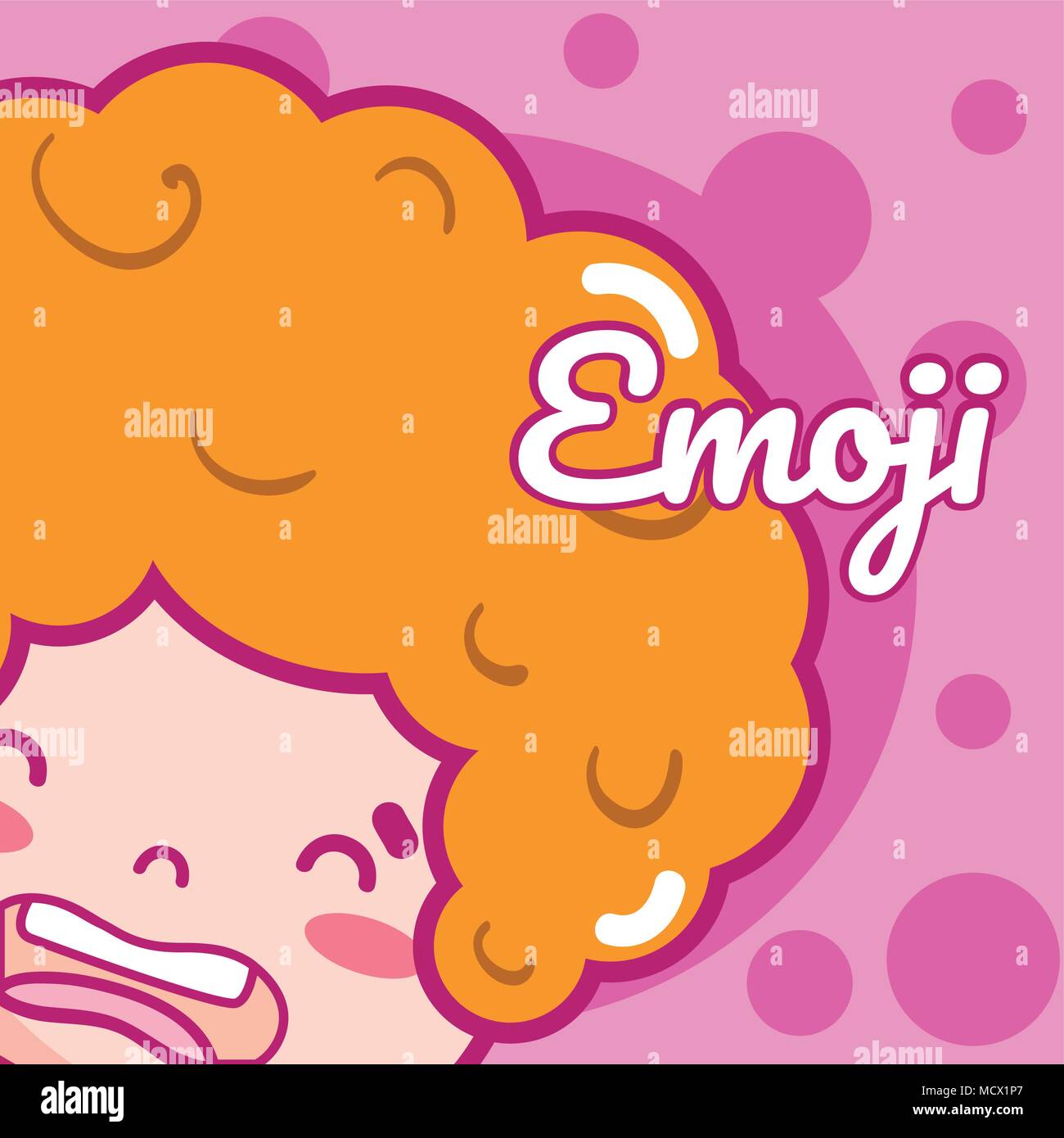 Cute boy emoji cartoon Stock Vector Image & Art - Alamy