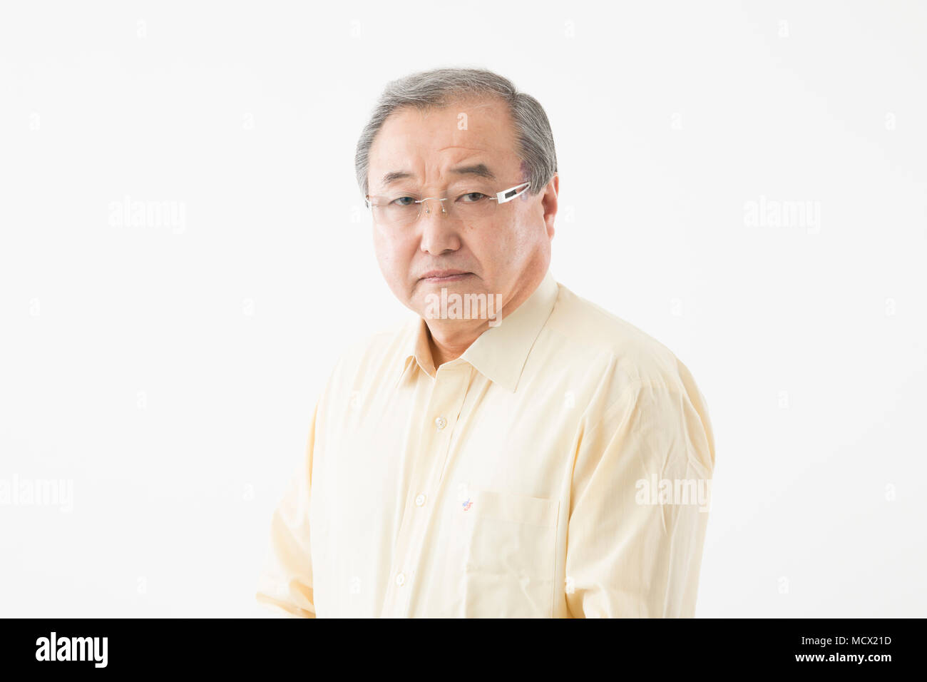 Serious senior man hi-res stock photography and images - Alamy