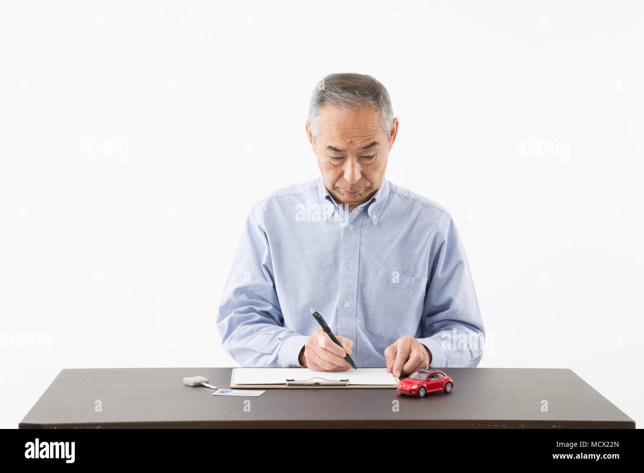 Image of return drivers license Stock Photo - Alamy