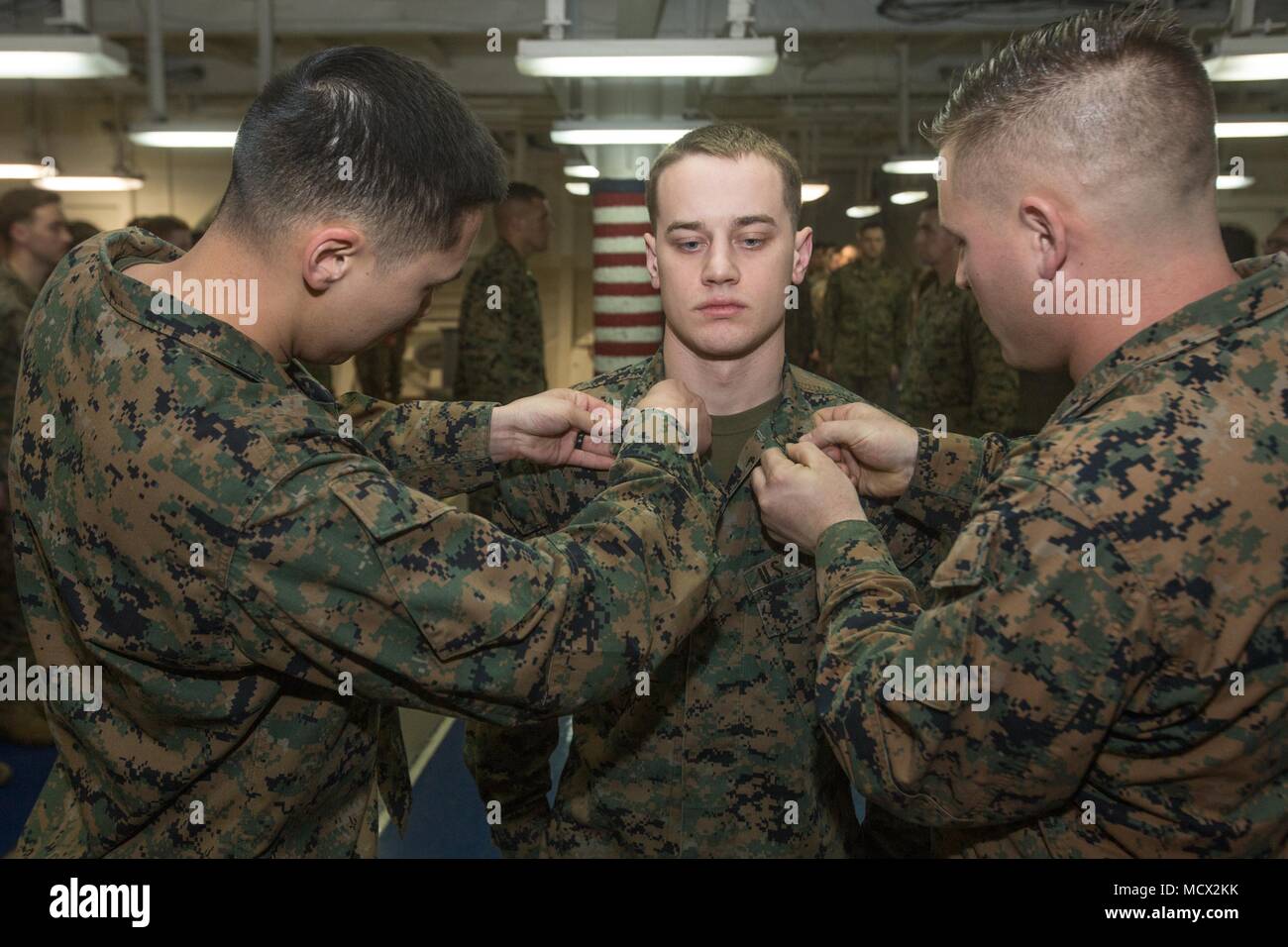 U.S. Marine Corps Cpl. Wade I. Beiser, an armorer with the 26th Marine ...