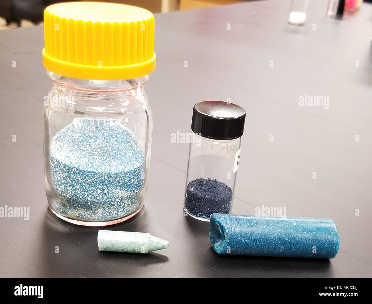 AFRL-developed microencapsulated chemiluminescent materials can be used ...