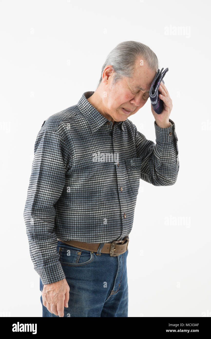 Wiping off sweat hi-res stock photography and images - Alamy