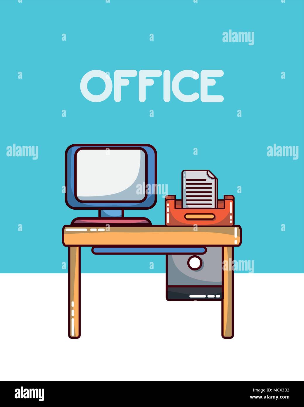 Office Mail Room Stock Vector Images - Alamy