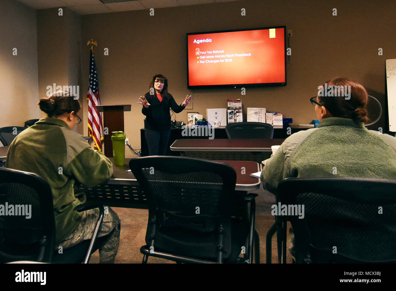 Liz Archuleta, community readiness consultant with the 50th Force ...