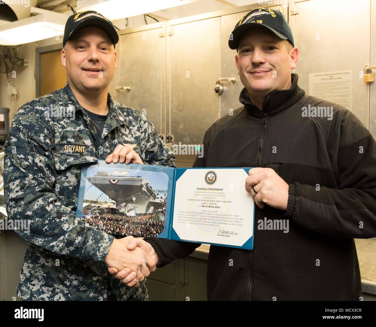 NORFOLK, Va. (Mar. 2, 2018) -- Aviation Structural Mechanic 1st Class ...