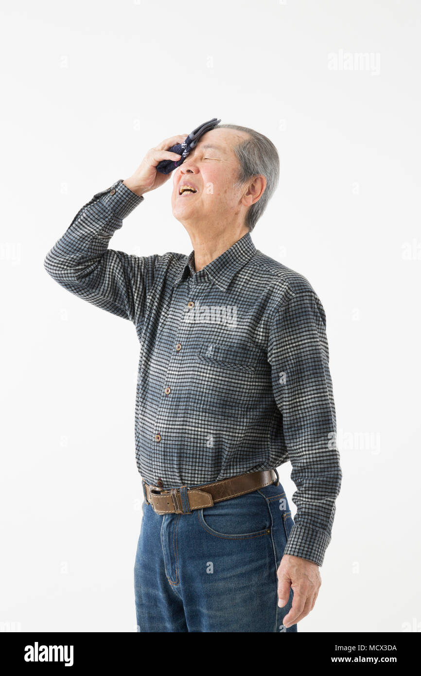 Wiping Off Sweat High Resolution Stock Photography and Images - Alamy