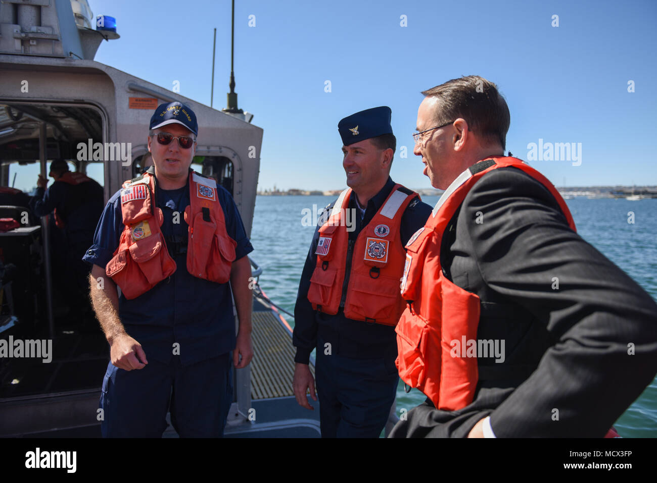 Master Chief Petty Officer Jeffrey Pelland, Officer in Charge, Coast ...