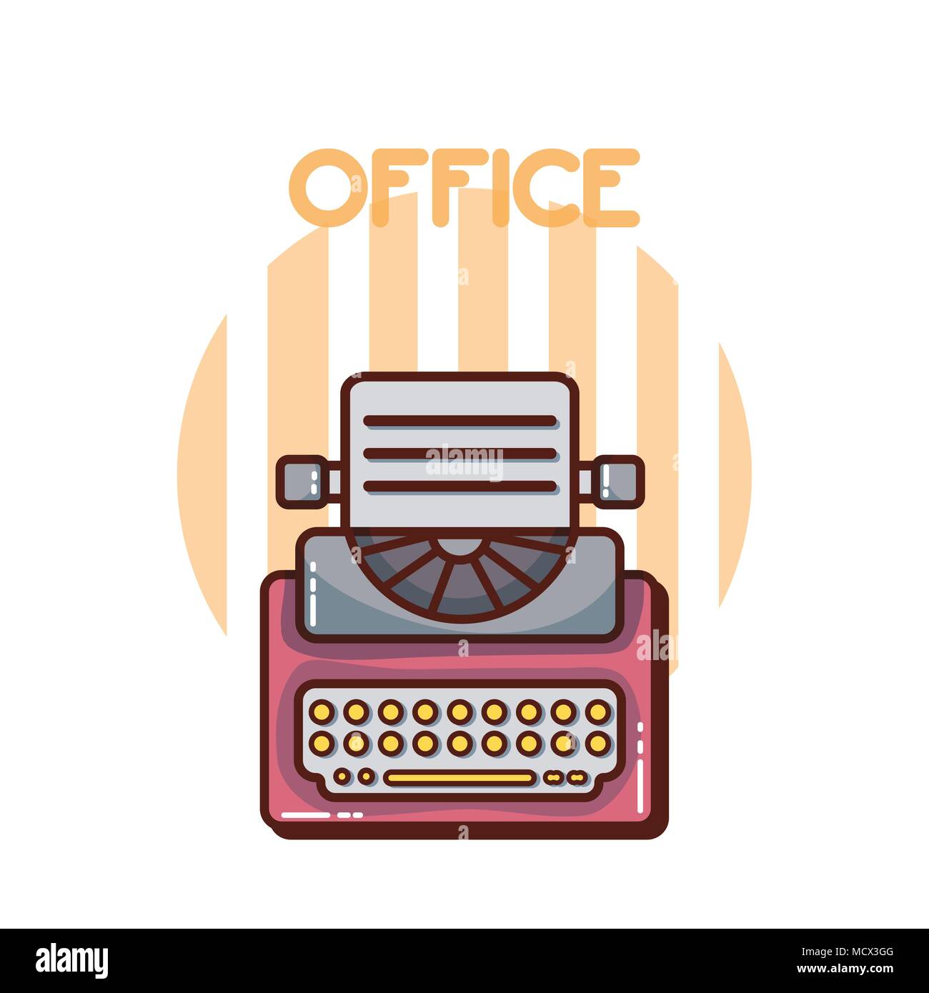 Typewriter office element hi-res stock photography and images - Alamy