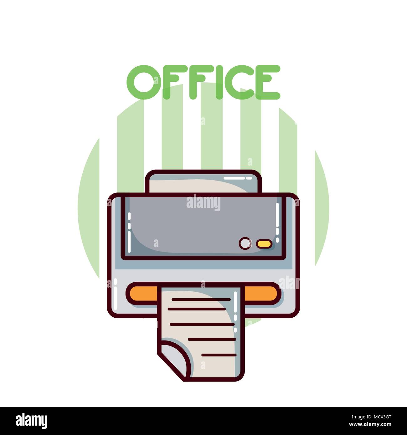 Printer office element Stock Vector Image & Art - Alamy