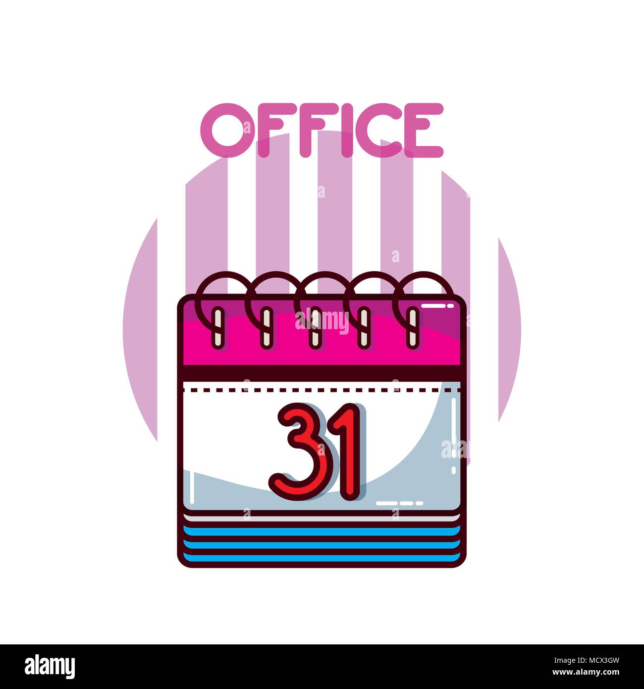Calendar office element Stock Vector Image & Art - Alamy