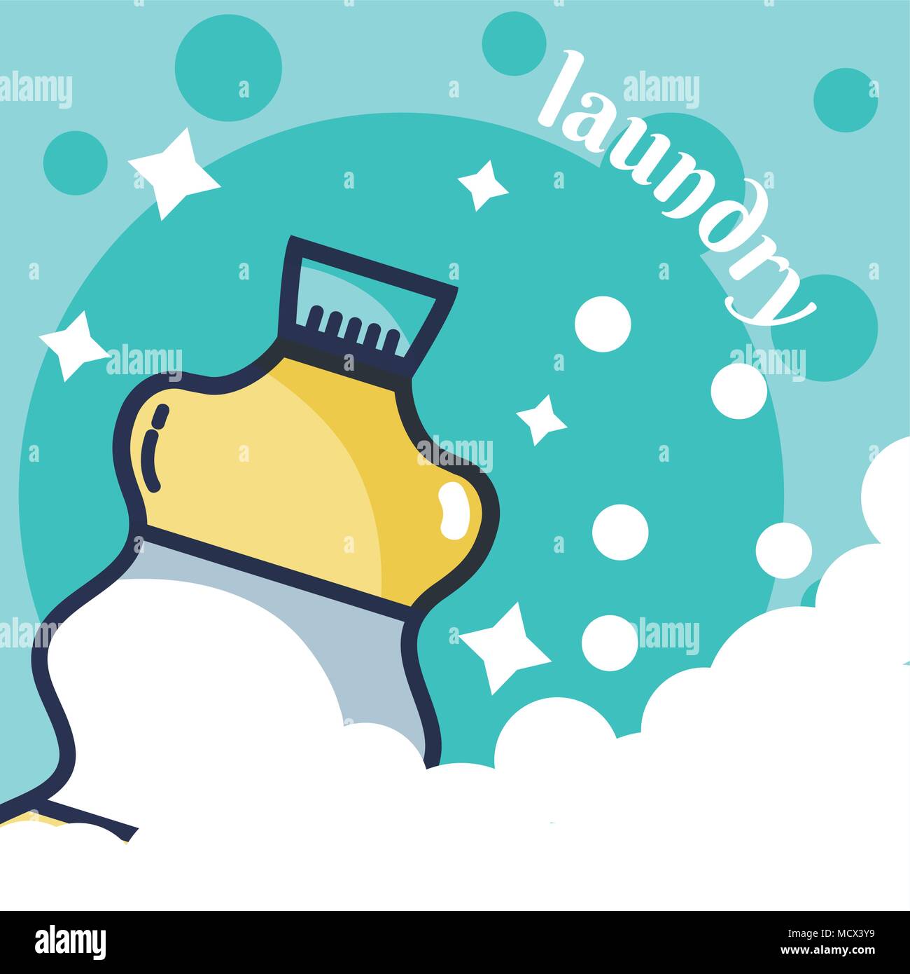 Detergent bottle laundry concept Stock Vector Image & Art - Alamy