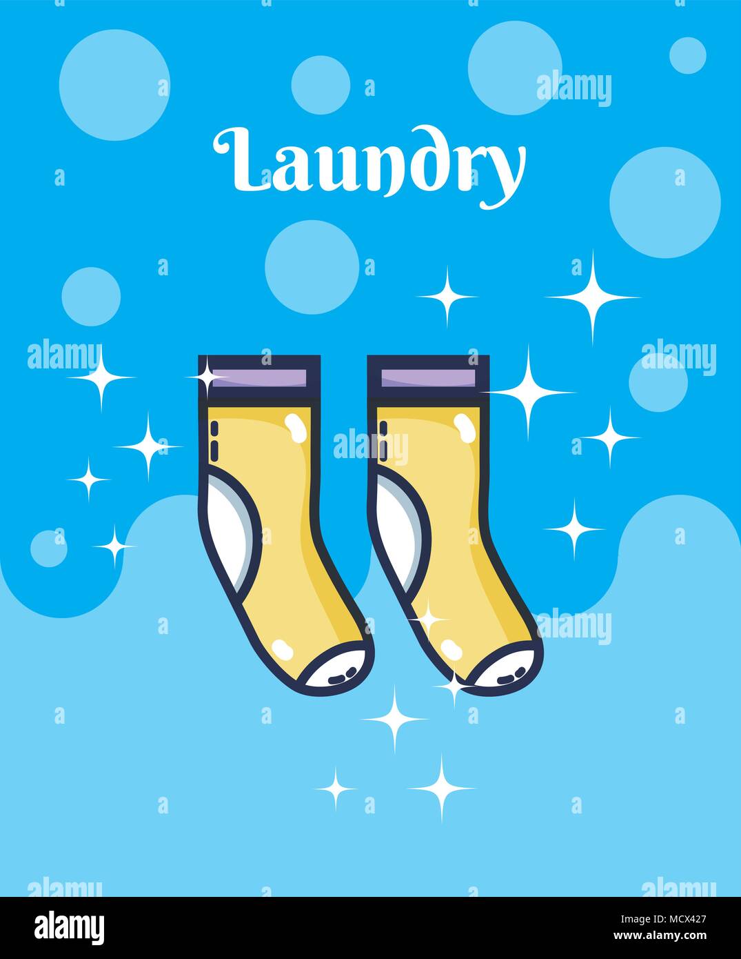 Socks laundry concept Stock Vector Image & Art - Alamy