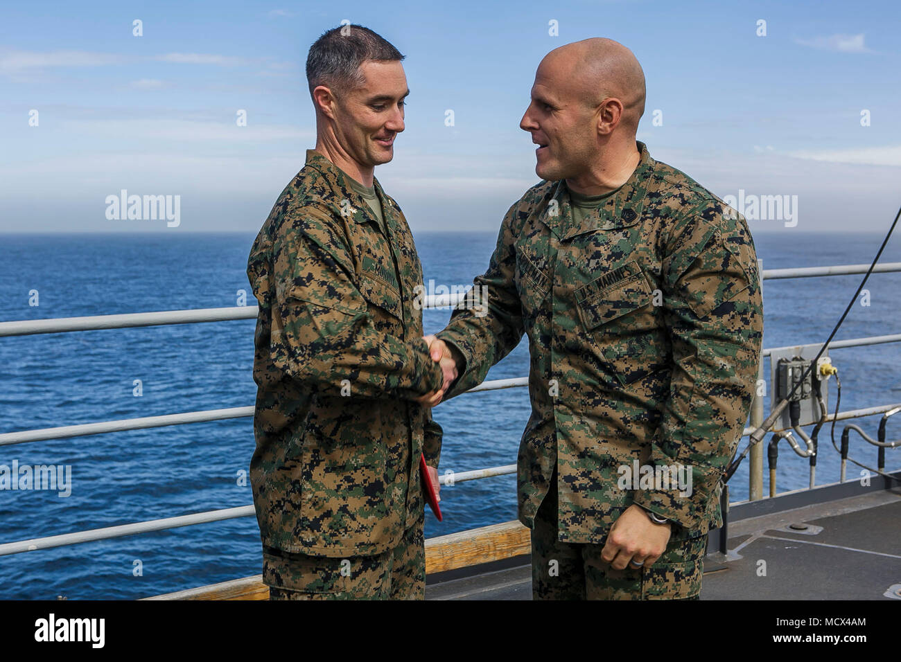 MEDITERRANEAN SEA (March 1, 2018) U.S. Marine Corps Maj. Joseph P ...