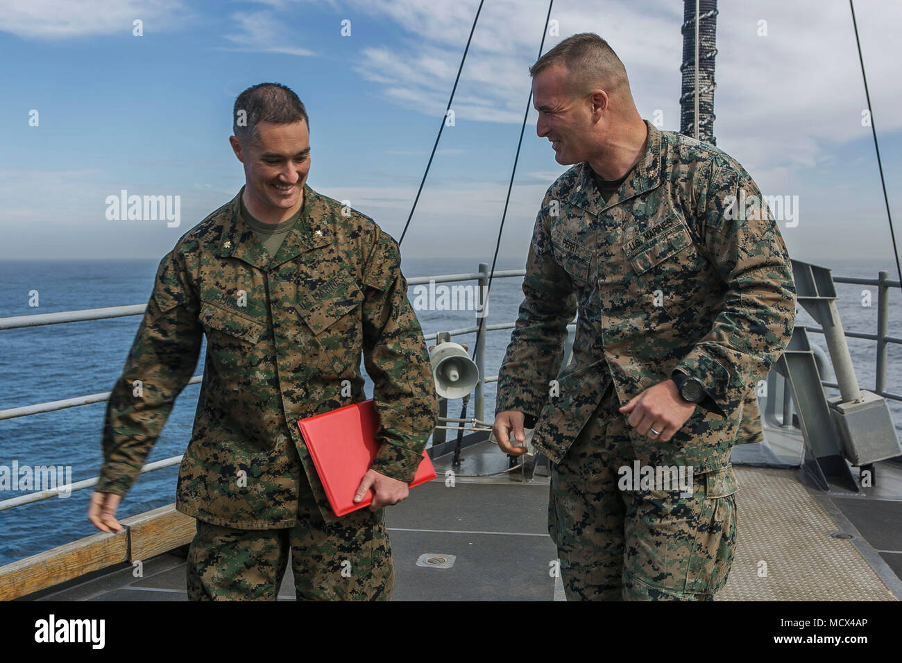 MEDITERRANEAN SEA (March 1, 2018) U.S. Marine Corps Maj. Joseph P ...