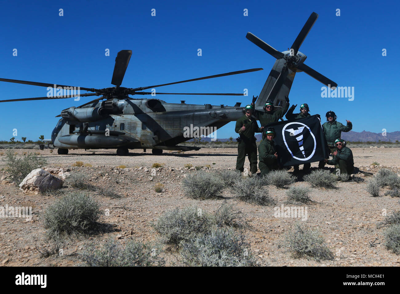 Marines with Marine Heavy Helicopter Squadron (HMH) 462 complete a ...
