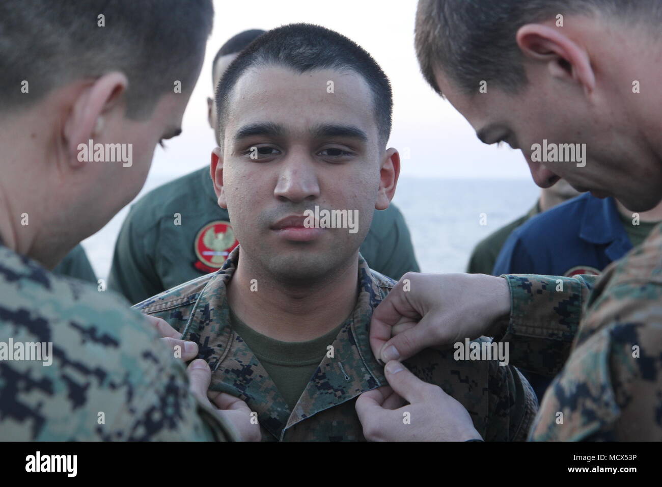 MEDITERRANEAN SEA (March 1, 2018) U.S. Marine Corps Cpl. Julio Najera ...