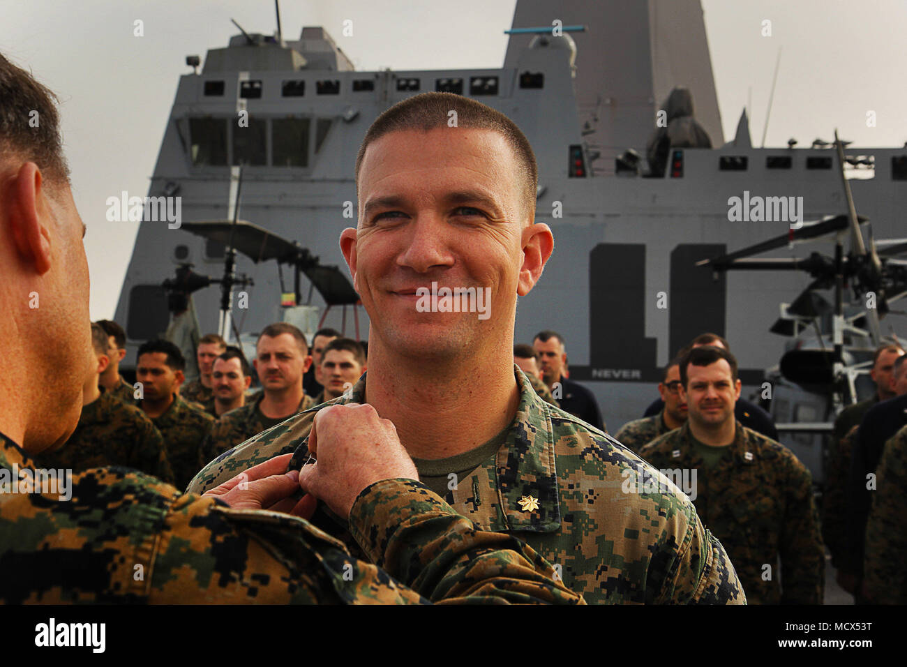 MEDITERRANEAN SEA (March 1, 2018) U.S. Marine Corps Lt. Col ...