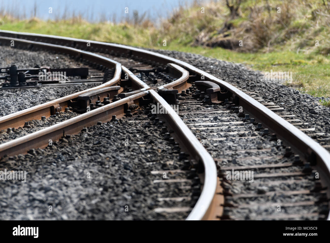 Narrow gauge railroad train tracks hi-res stock photography and images ...