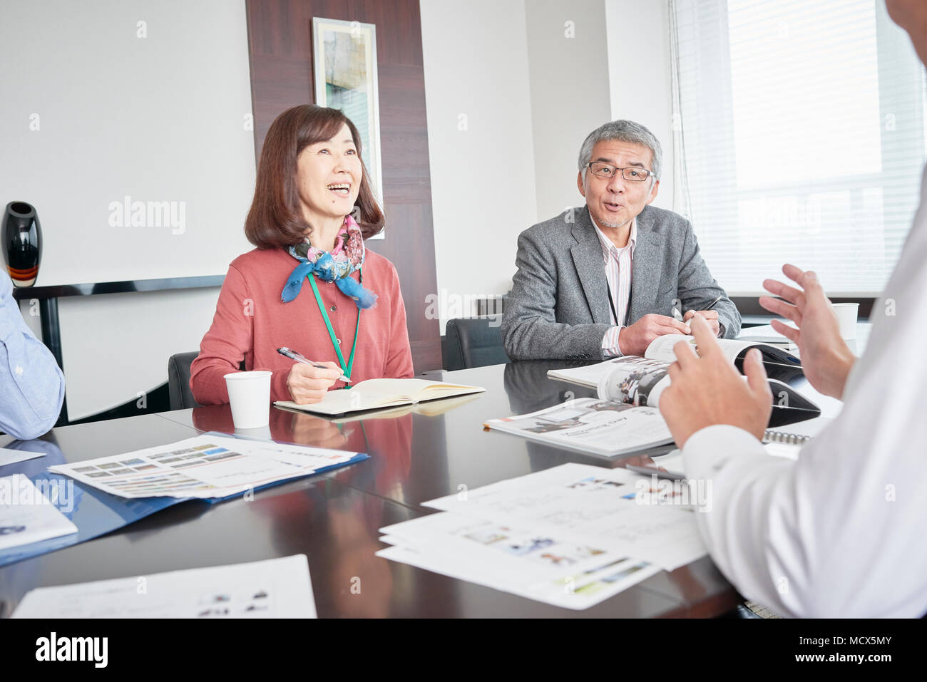 Messy conference room table hi-res stock photography and images - Alamy