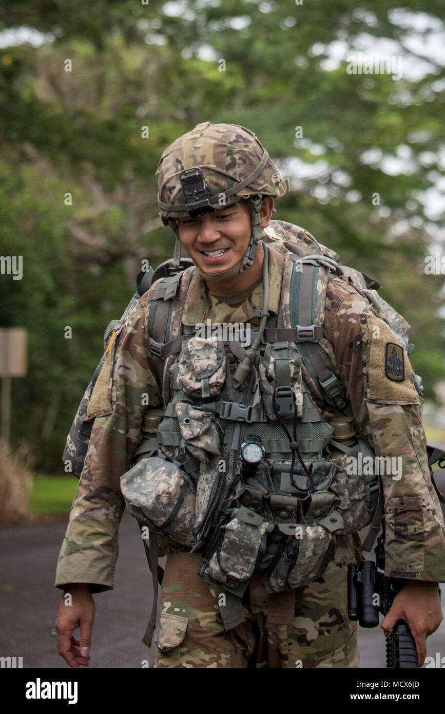 Sgt. William A. Chea of 1st Platoon, Bravo Troop, 1st Squadron, 299th ...