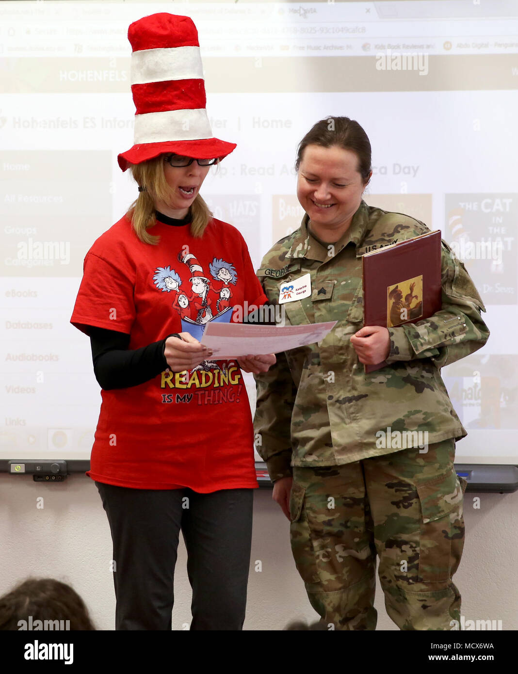 U.S. Army Sgt. Katerina George, a human resources specialist assigned ...