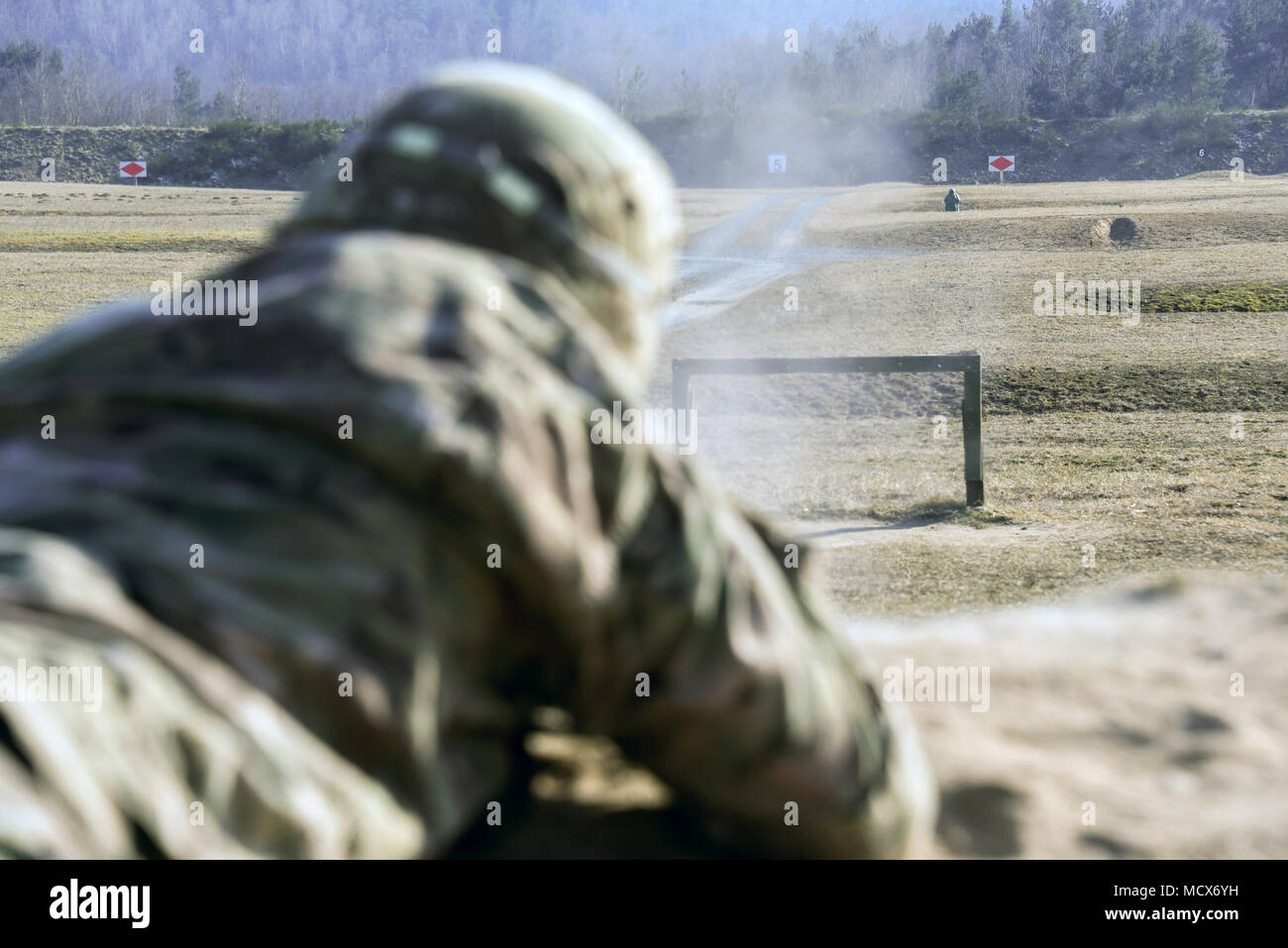 U.S. Army 1st Lt. Kyle Gorak, a paratrooper assigned to 2nd Battalion ...