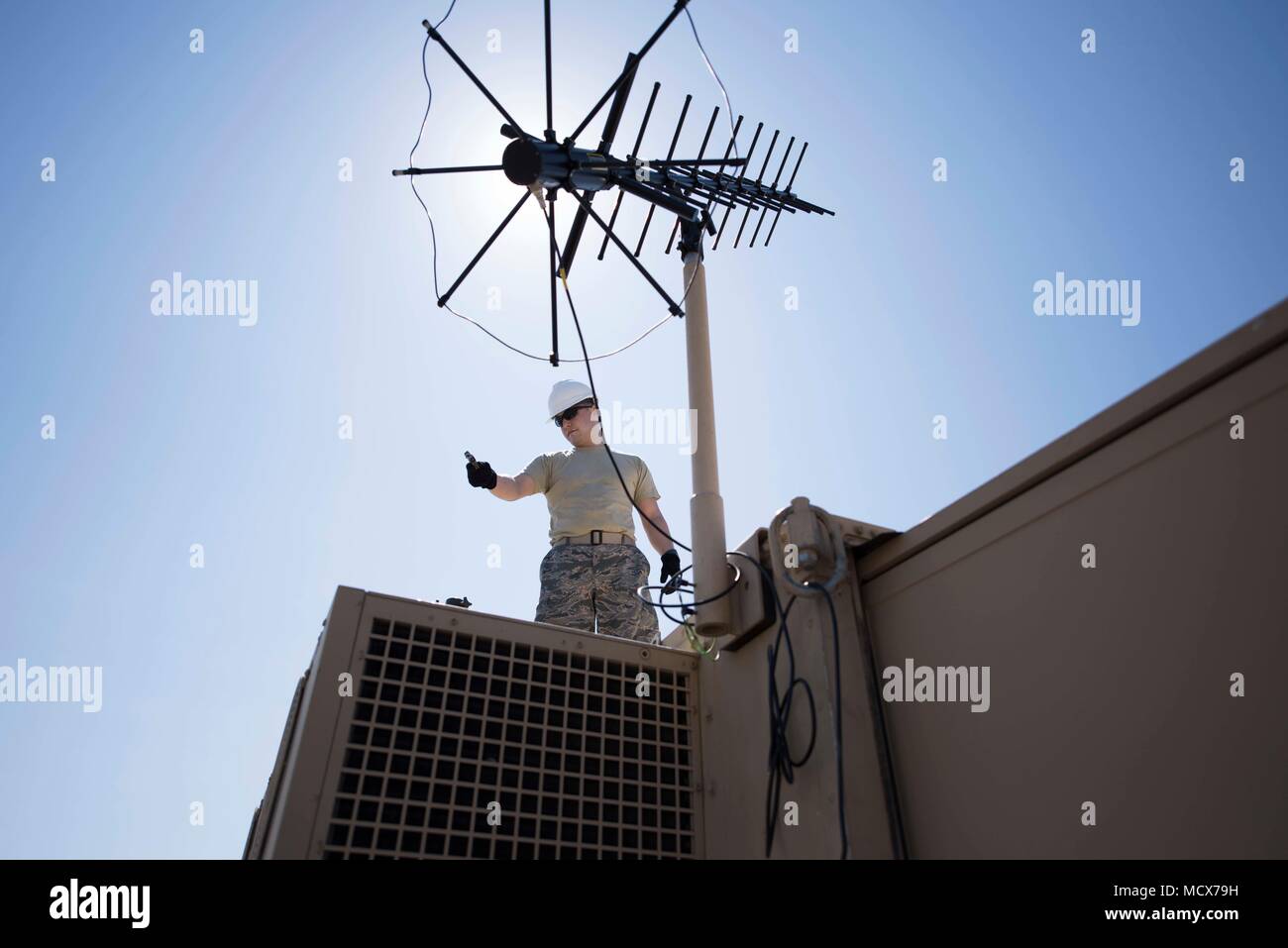 Master Sgt. Jeremy Streeter, radio frequency engineer 439th Airlift ...