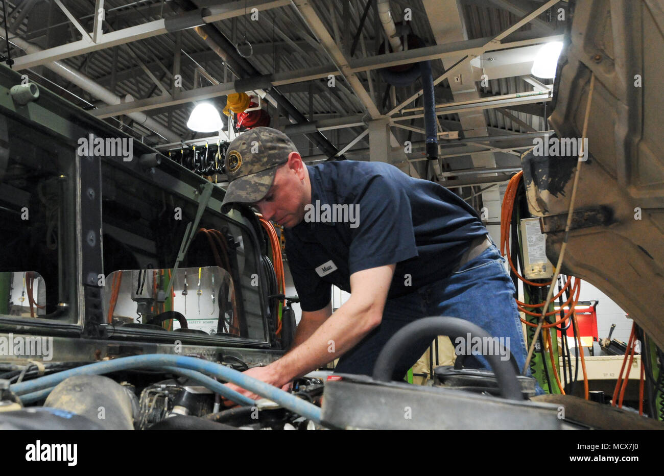 Matt Bigger, a heavy mobile equipment repair specialist at Area ...