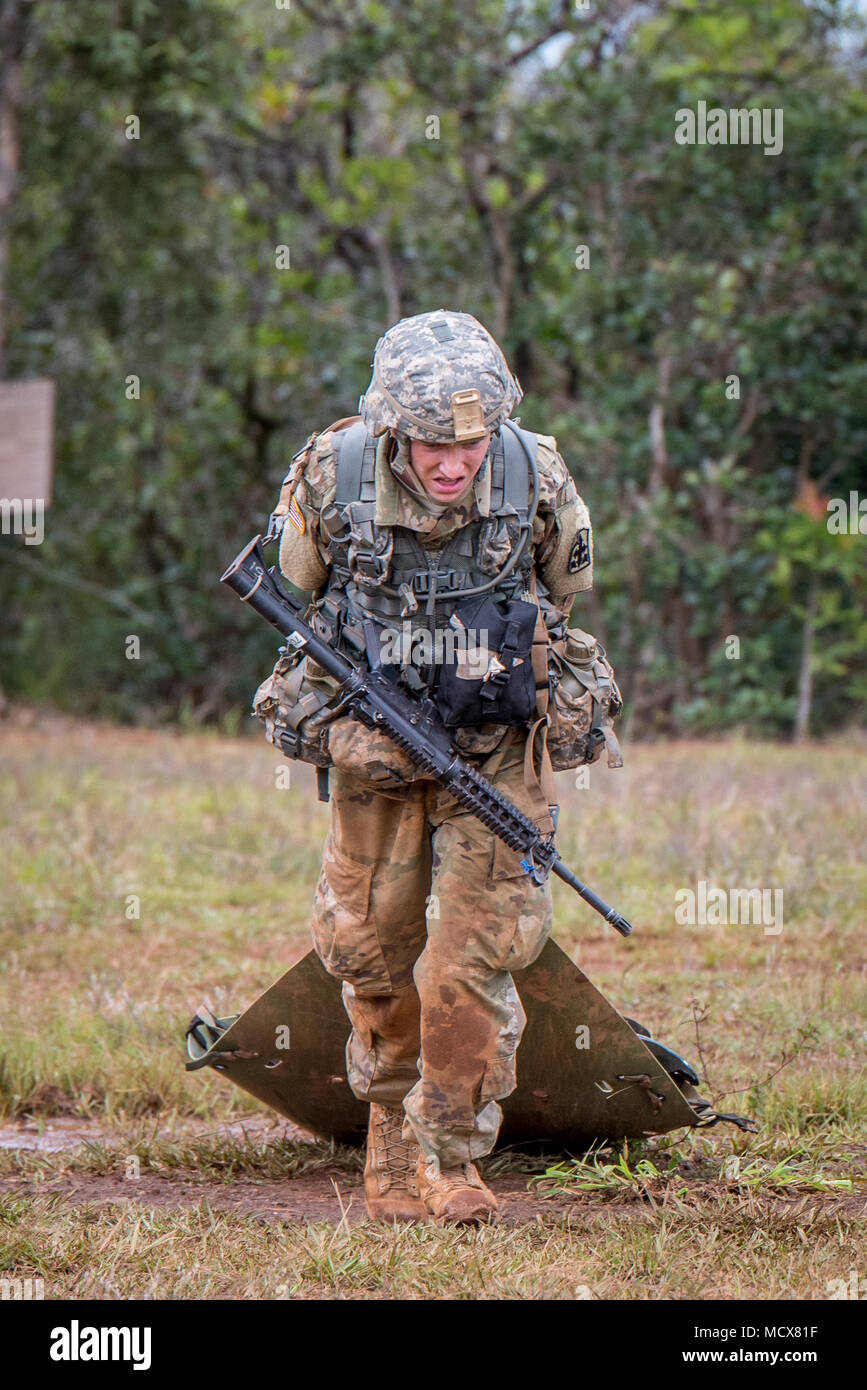 Pfc. William I. Brady of 3rd Platoon, Alpha Troop, 1st Squadron, 299th ...