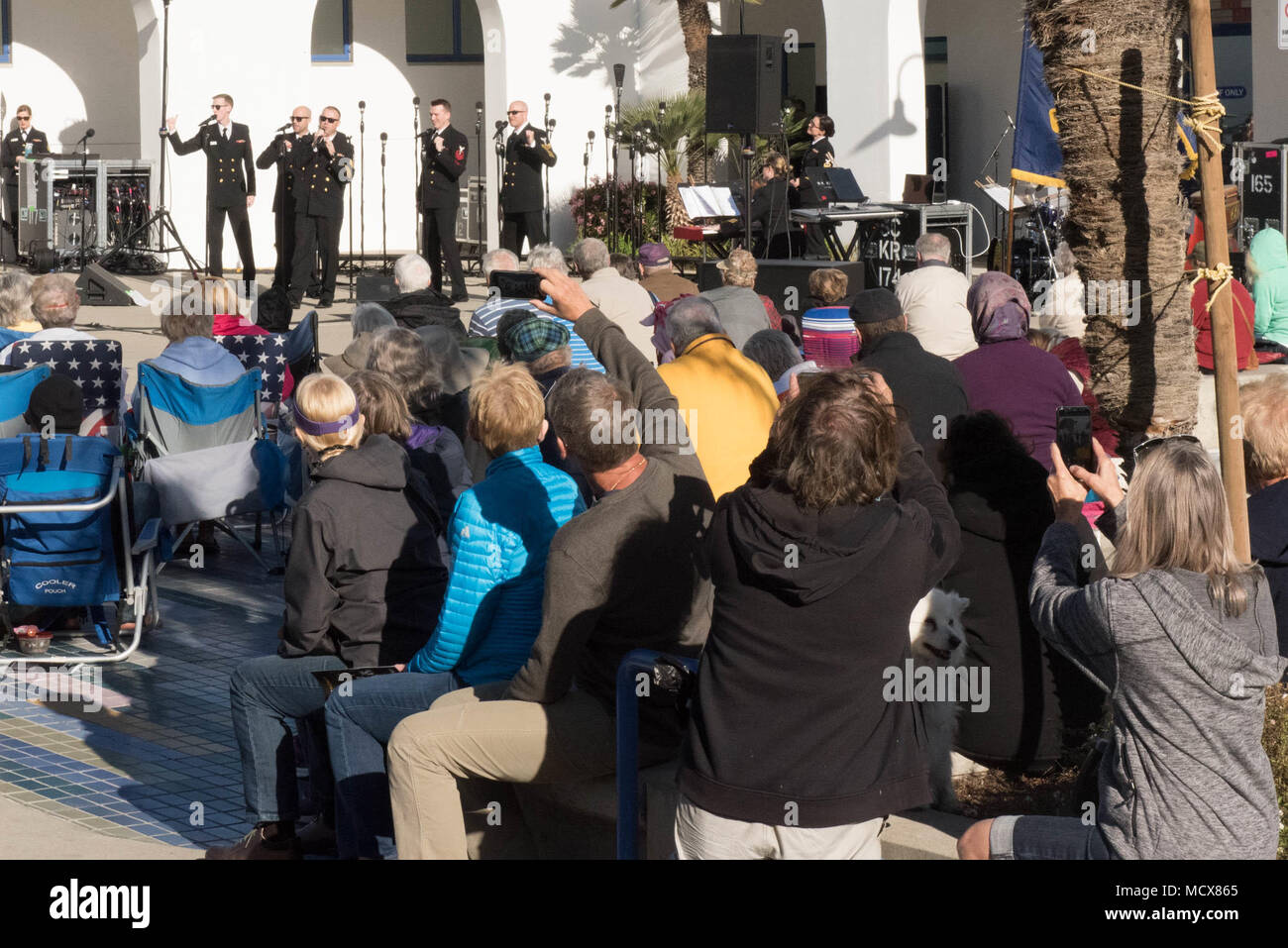 180304-N-NW255-1053 OCEANSIDE, Calif. (March 4, 2018) Members of the U ...