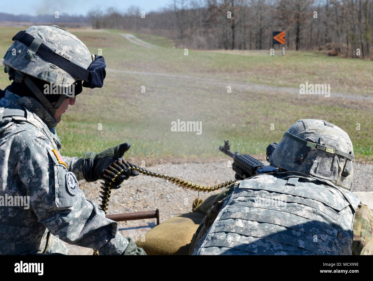 U.S. Army Reserve Staff Sgt. Mircea Georgescu, assistant gunner, 360th ...