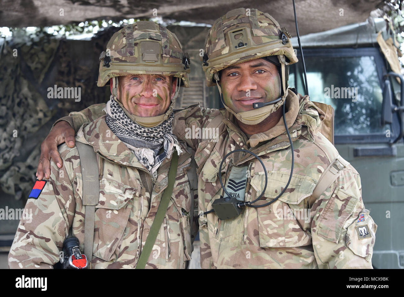 British And American Soldiers