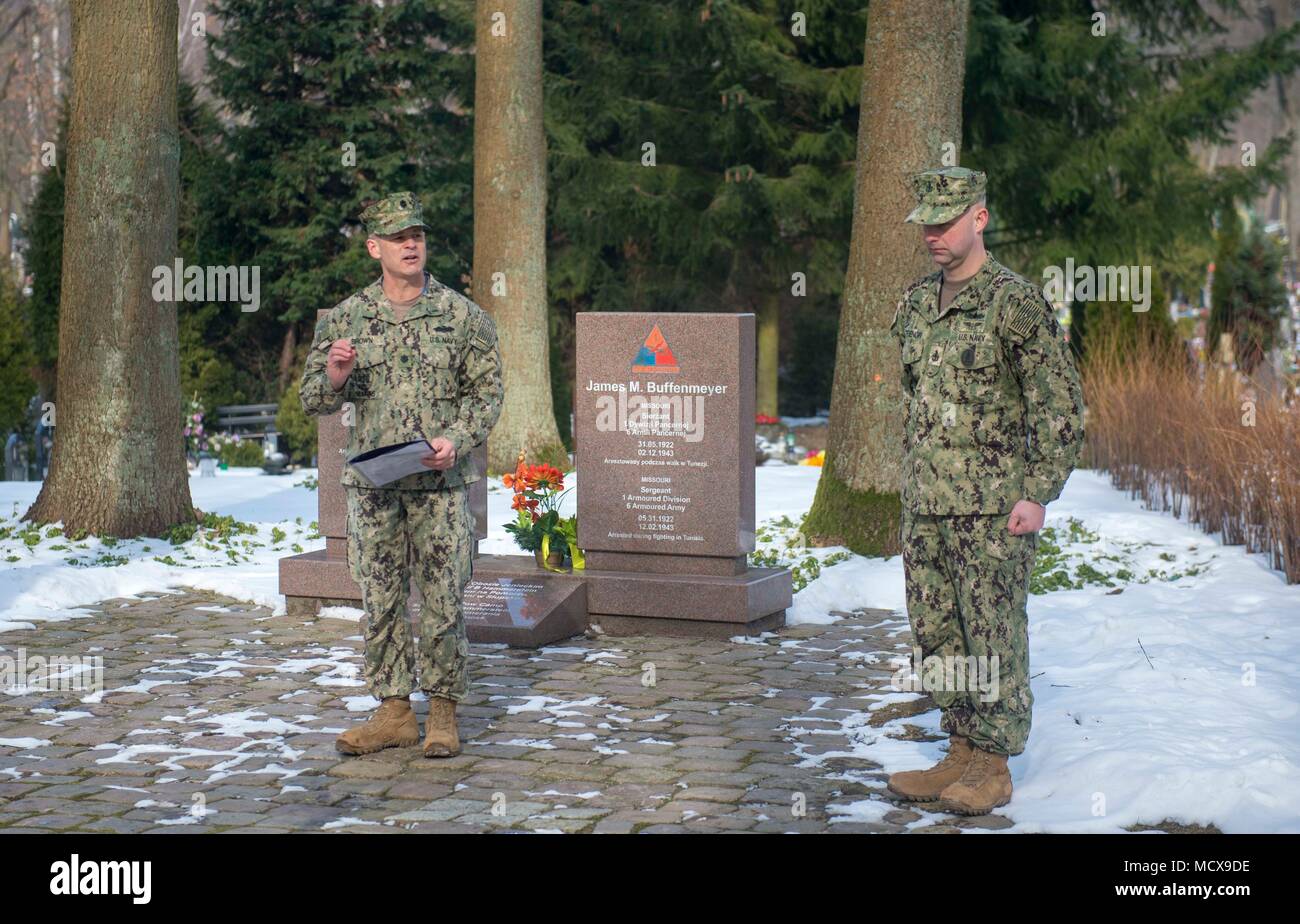 {180306-N-ST458-0590} SLUPSK, Poland (Mar. 6, 2018). Cmdr. John Brown ...