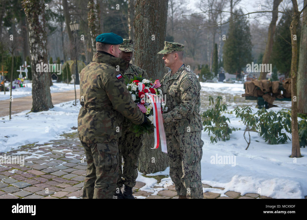 {180306-N-ST458-0656} SLUPSK Poland (Mar. 6, 2018). Cmdr. John Brown ...