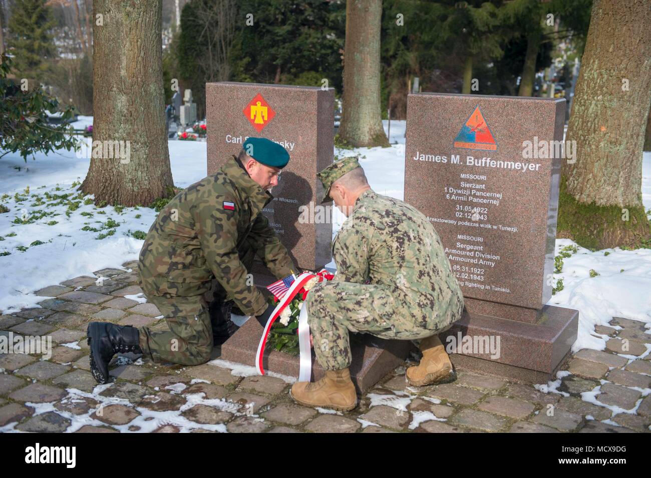 {180306-N-ST458-0662} SLUPSK, Poland (Mar. 6, 2018). Cmdr. John Brown ...
