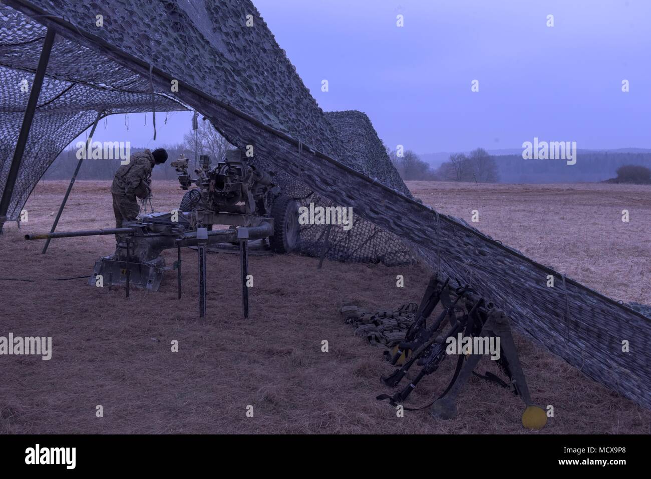 GRAFENWOEHR, Germany — U.S. Army Paratrooper Ssg. Clarence Robinson, an ...