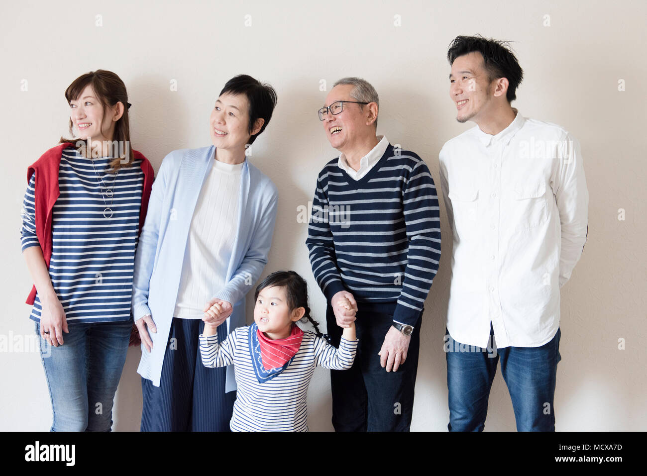 Three generations family man woman hi-res stock photography and images ...