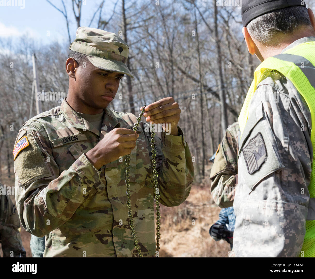 U.S. Army Spc. Dixon, a Soldier with the New York Army National Guard ...