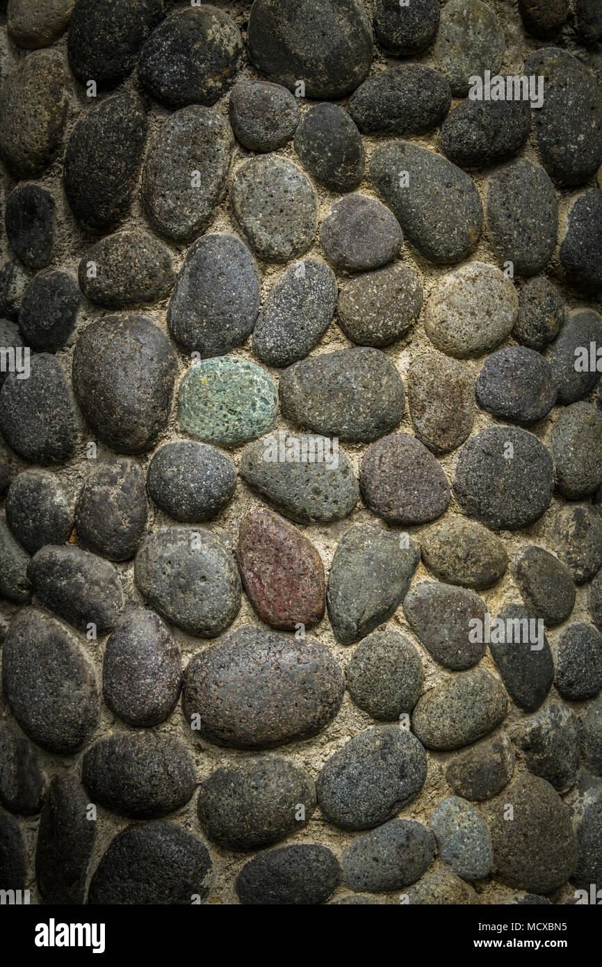 Stone Wall Rounded Stones High Resolution Stock Photography and Images ...