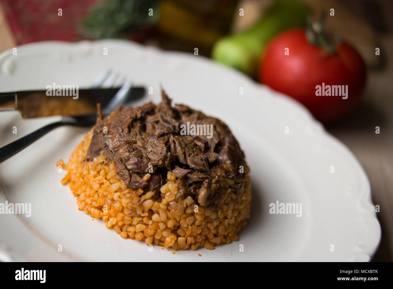 Bulgur pilaf salad hi-res stock photography and images - Alamy
