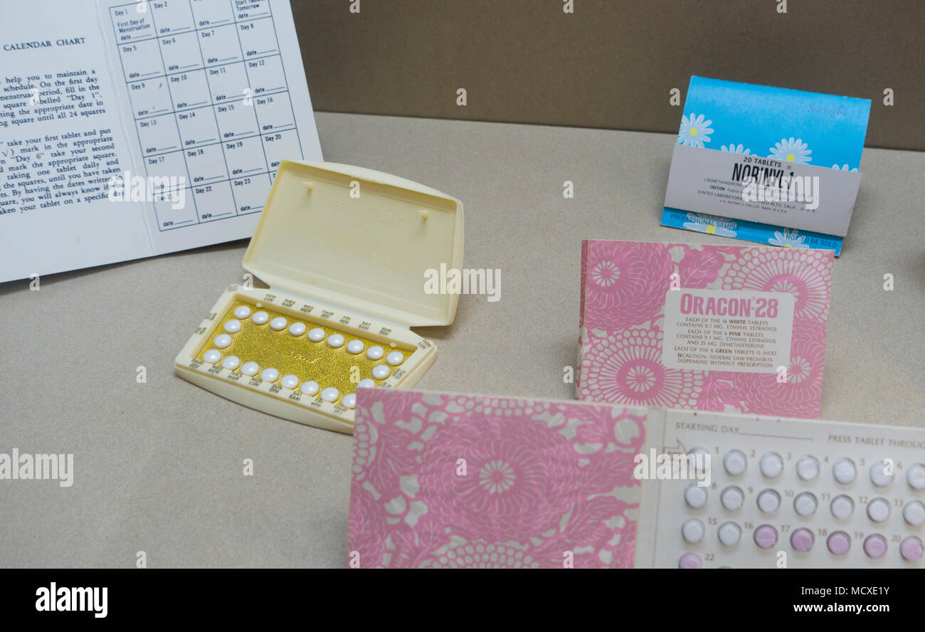 Birth control pills collection hi-res stock photography and images - Alamy