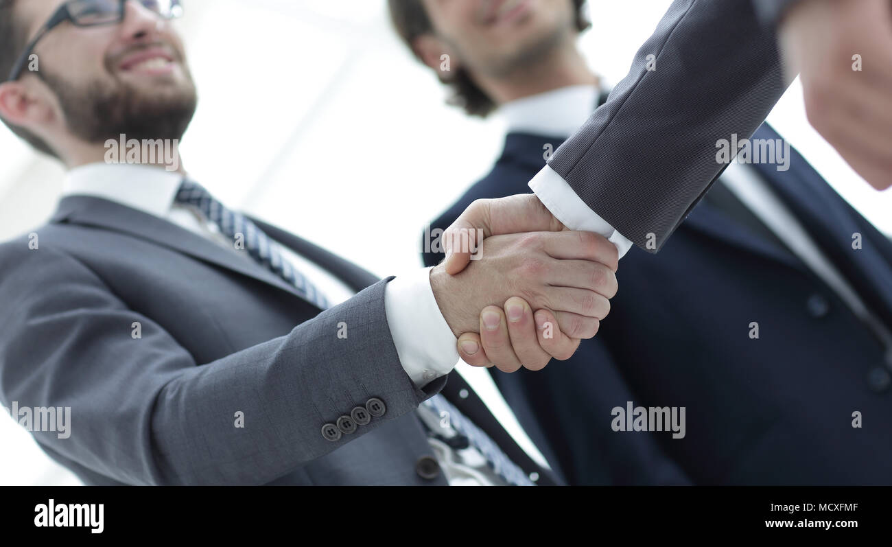closeup.handshake of business people Stock Photo - Alamy