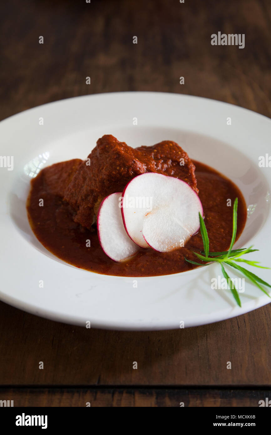 Chileajo Mixteco (chile-garlic mole from Mixteca) Restaurante Tierra de ...
