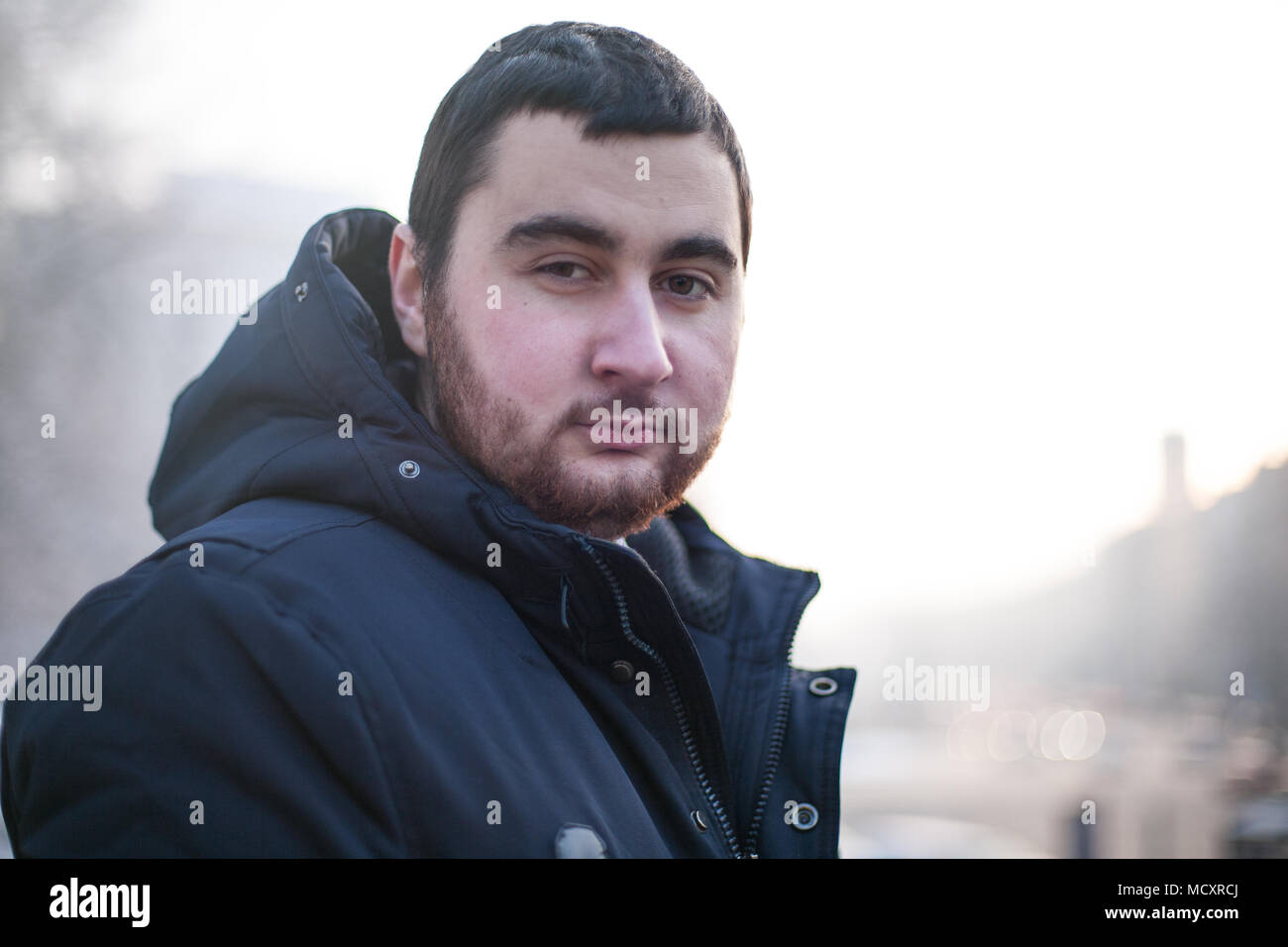 Plump young man portrait hi-res stock photography and images - Alamy