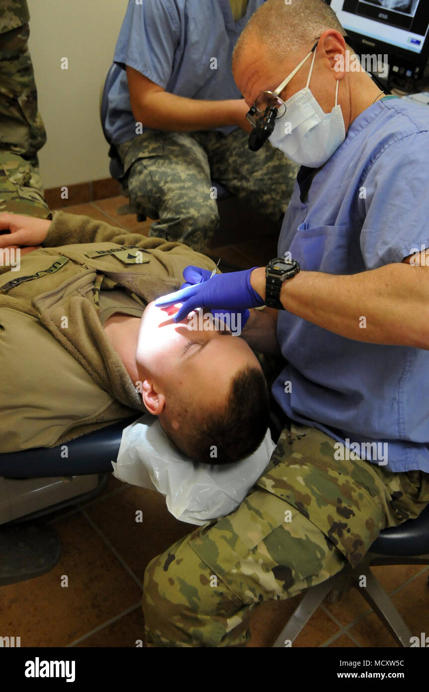 Maj. Eric LeBlanc, a general dentist providing support for Soldier ...