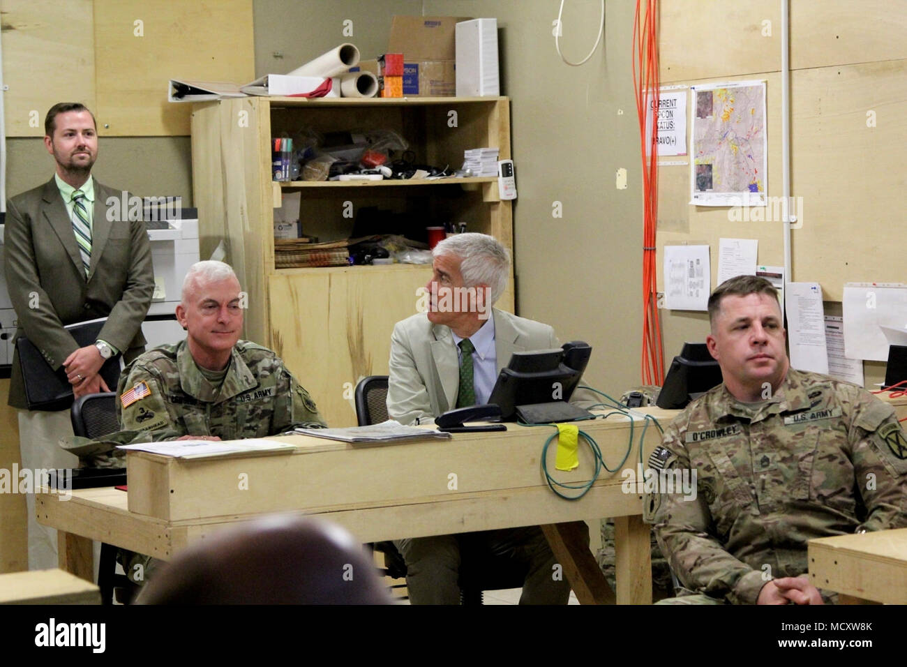 Peter Barlerin, (right) U. S. Ambassador to the Republic of Cameroon ...
