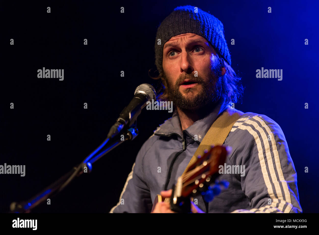 The Swiss singer and songwriter Shem Thomas live at the Schüür Lucerne, Switzerland Stock Photo ...