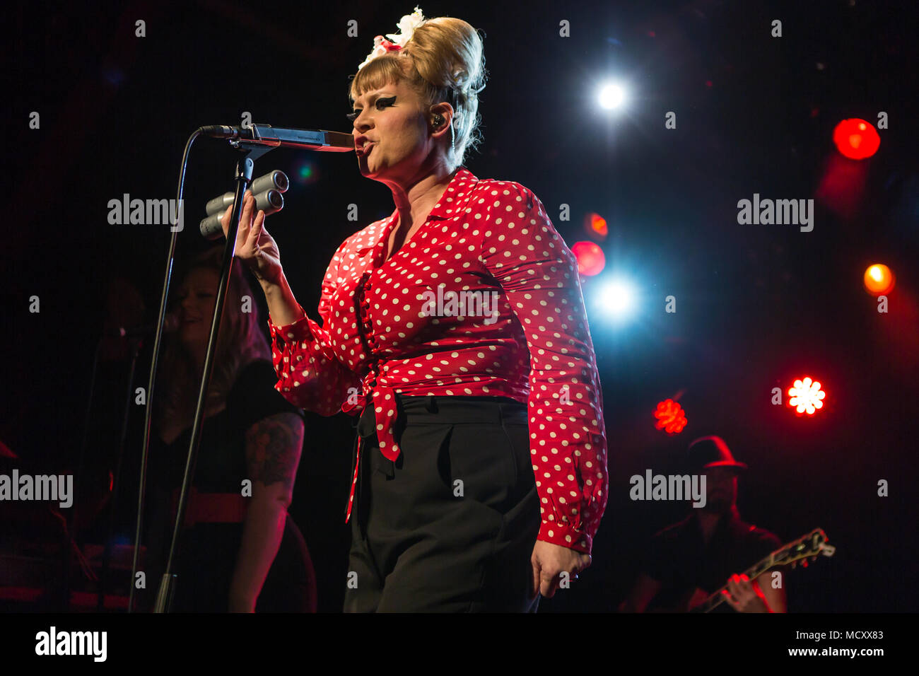 The Swiss singer and songwriter and winner of the Swiss singing casting ...