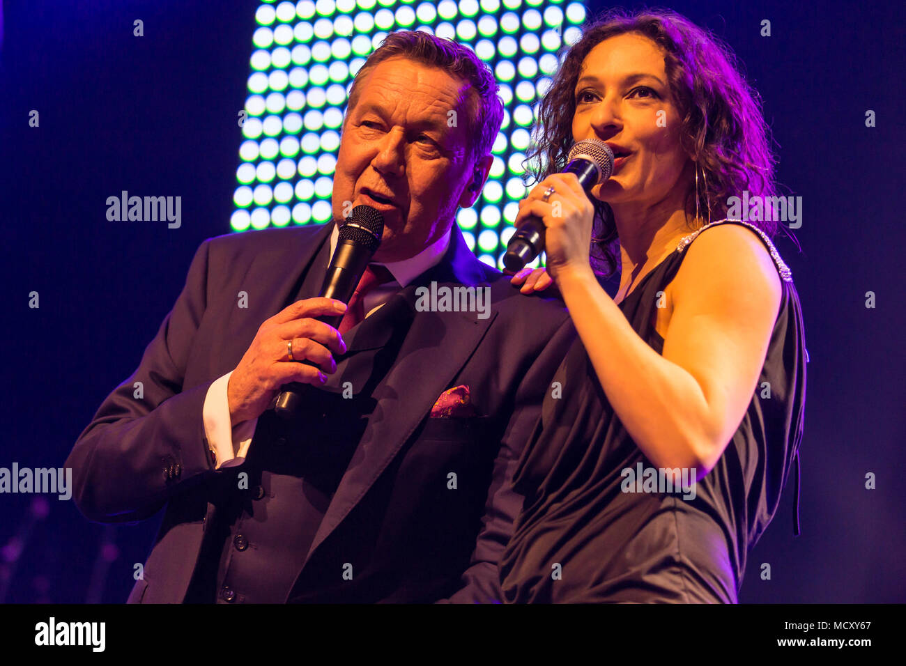 The German pop singer Roland Kaiser live at the 16th Schlager Nacht in ...